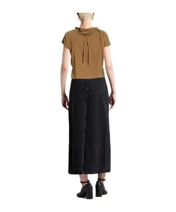 MAISON MARGIELA Satin Short-sleeve Top