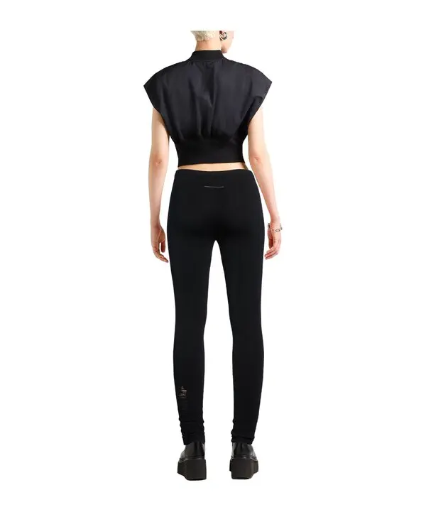 MAISON MARGIELA Solid-color Knit Leggings