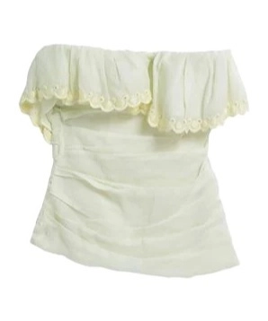 Isabel Marant Étoile Solid Sleeveless Ruched Top - White