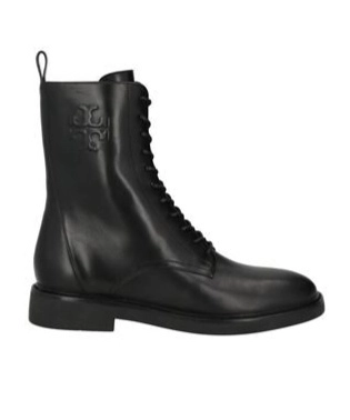 Tory Burch Lace-up Leather Ankle Boots