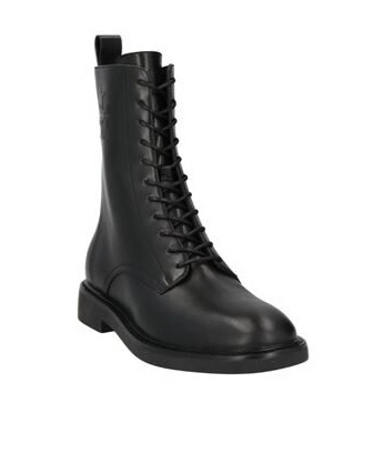 Tory Burch Lace-up Leather Ankle Boots
