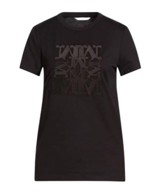 Max Mara Crew-neck Short-sleeve T-shirt - Black