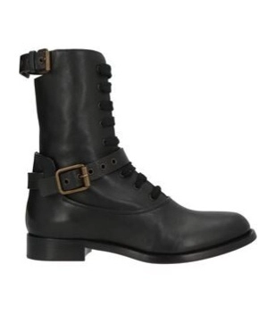Chloé Lace-up Round-toe Ankle Boots