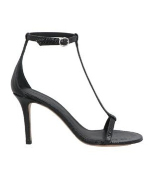 Isabel Marant Étoile Snake Print Leather Heeled Sandals