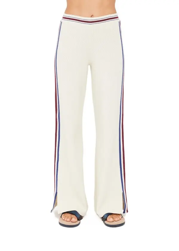The Upside Adesa Kansas Striped Knit Trousers