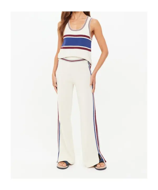 The Upside Adesa Kansas Striped Knit Trousers