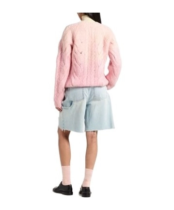 MAISON MARGIELA Open-front Cable Knit Cardigan