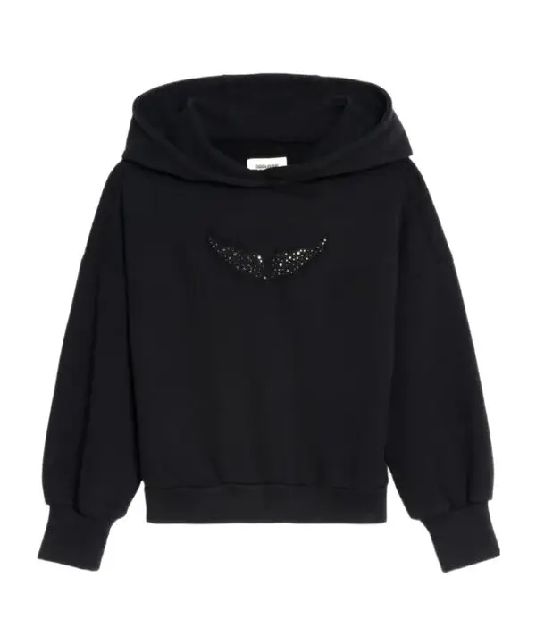 Zadig&Voltaire Crystal Wing Hoodie