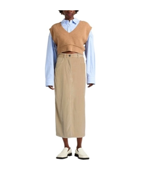 Max Mara Corduroy Pencil Skirt