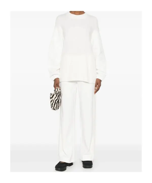 TWINSET Wide-leg Elasticated Waist Trousers