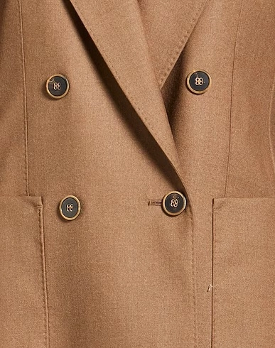 Max Mara Double-breasted Flannel Blazer