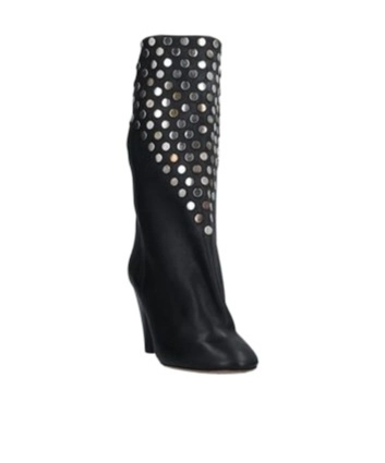 Isabel Marant Étoile Leather Studded High Heel Boots