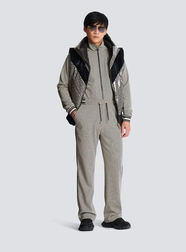 Balmain Monogram-jacquard Drawstring Pants