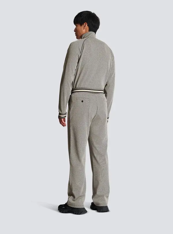 Balmain Monogram-jacquard Drawstring Pants