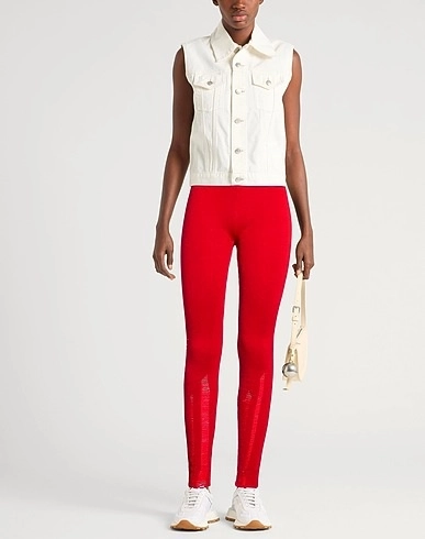 MAISON MARGIELA Solid Color Knit Leggings