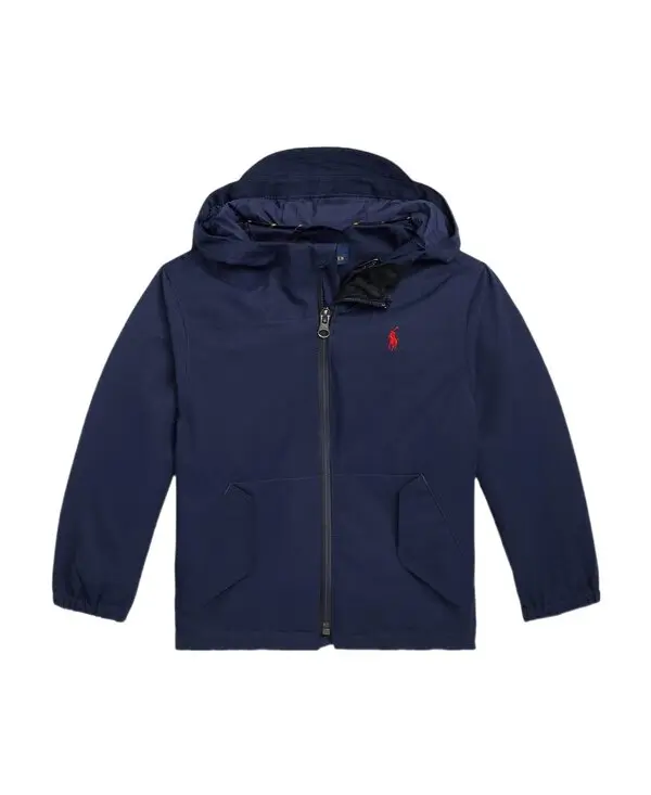 Ralph Lauren Embroidered Hooded Windbreaker