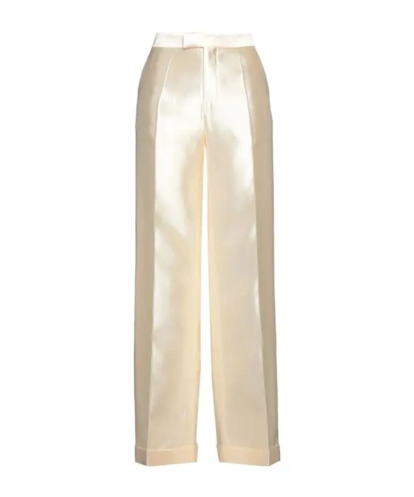 MAISON MARGIELA Satin Wide Leg Dress Pants