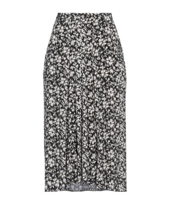Isabel Marant Étoile Floral Printed Pleated Midi Skirt