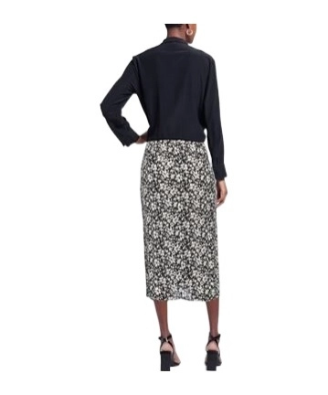 Isabel Marant Étoile Floral Printed Pleated Midi Skirt