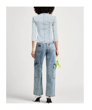 Isabel Marant Étoile Light Wash Denim Top