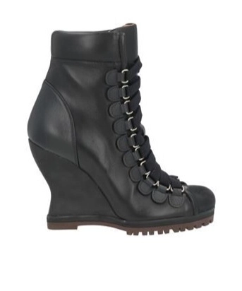 Chloé Lace-up Round-toe Ankle Boots