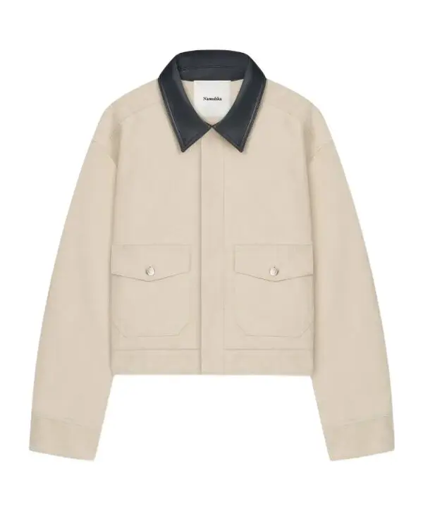 Nanushka Nowell Collar Shirt Jacket