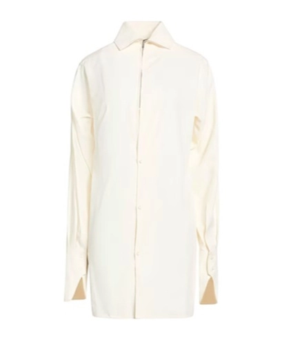MAISON MARGIELA Printed Long-sleeve Shirt - White