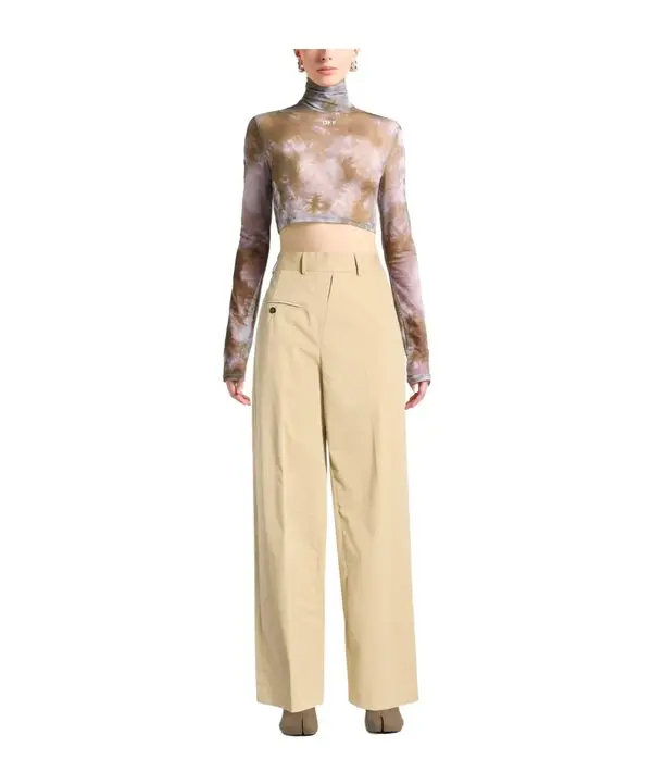 MAISON MARGIELA Minimalist Solid-color Loose Trousers
