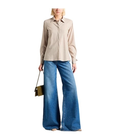 Max Mara Plain Colour Shirts