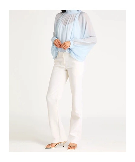 MAXCO. Max&co. Long Sleeve Crepe Top
