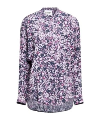Isabel Marant Étoile Stand-collar Floral Print Shirt - Purple