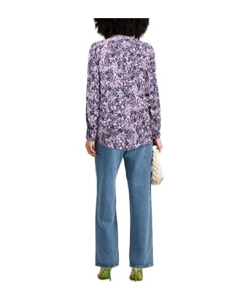Isabel Marant Étoile Stand-collar Floral Print Shirt - Purple