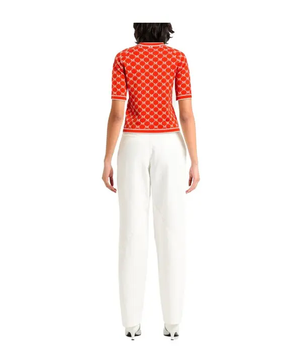 Max Mara Lightweight Knitted Short Sleeve Top