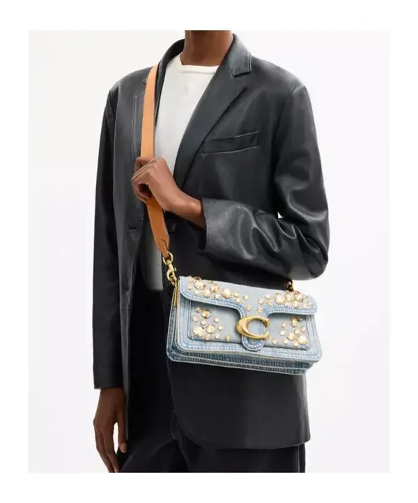 COACH Tabby 26 Embellished Shoulder Bag