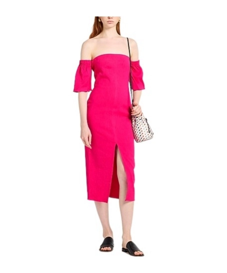 Isabel Marant Étoile Strapless Midi Dress With Front Slit