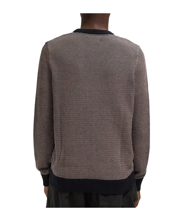 Barbour Wells Patterned Crew Neck Sweater