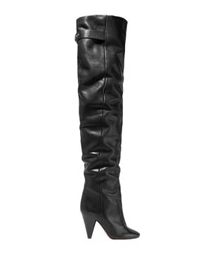 Isabel Marant Étoile Solid Color Round Toe Boots