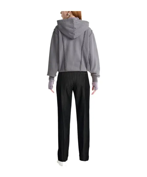 GANNI Vertical Striped Tapered Trousers