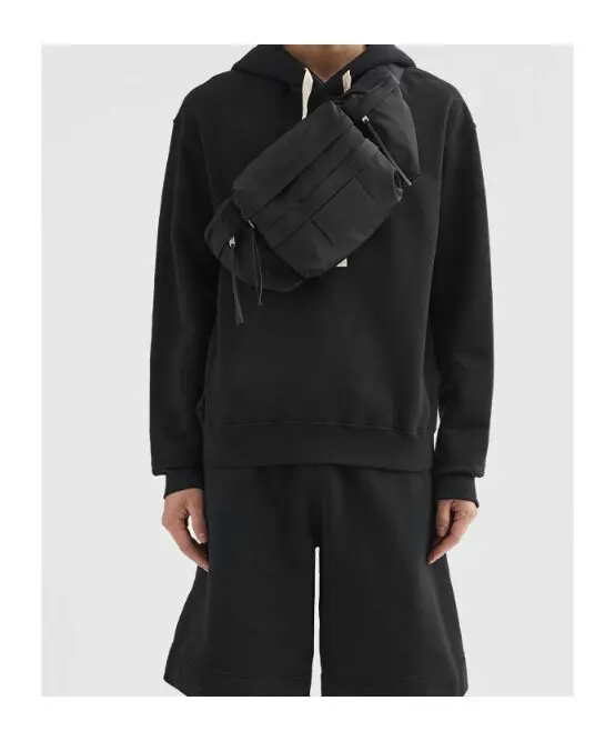 JIL SANDER Cotton Terry Hooded Sweatshirt