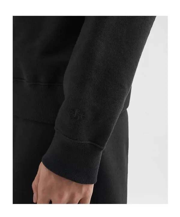 JIL SANDER Cotton Terry Hooded Sweatshirt