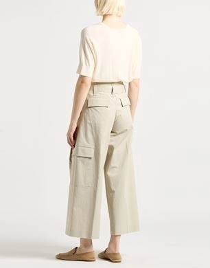 Brunello Cucinelli High-waisted Cargo Casual Pants