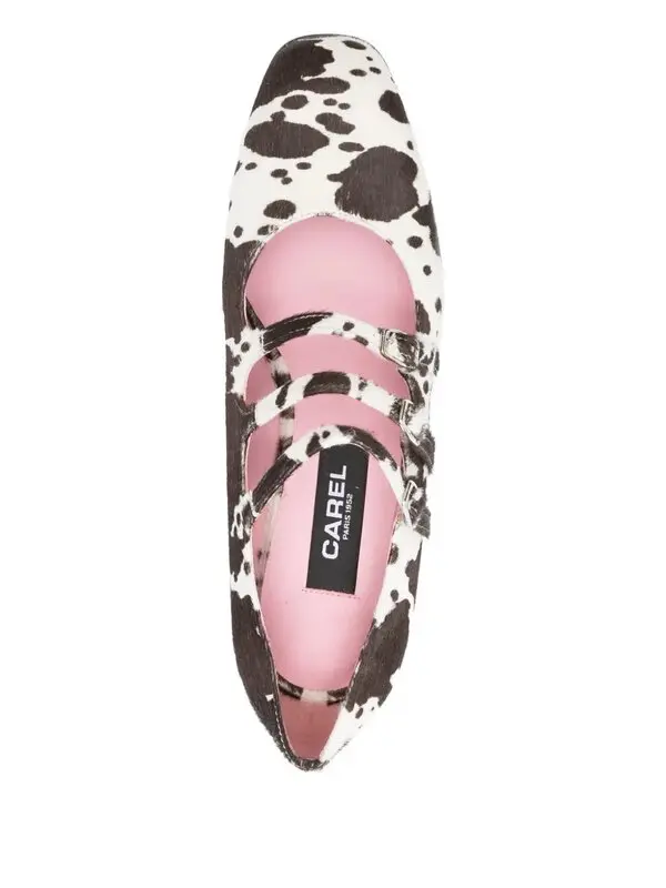 CAREL Kina Triple-strap Pumps - Black