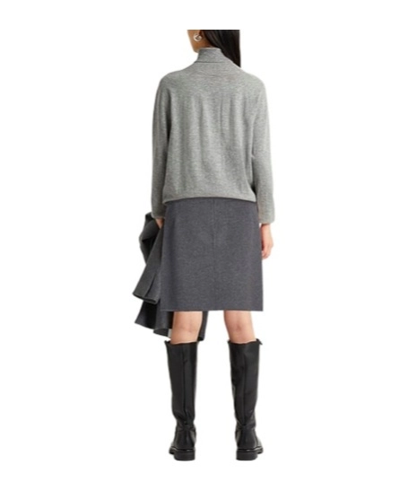 Max Mara Wool Flared Mini Skirt