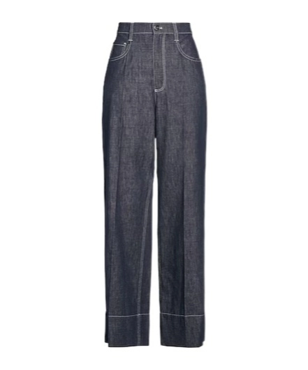Brunello Cucinelli Dark Wash Wide-leg Jeans