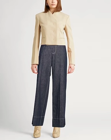 Brunello Cucinelli Dark Wash Wide-leg Jeans