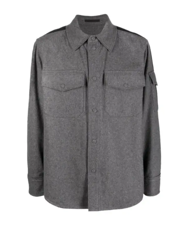 Helmut Lang Button-up Long-sleeve Shirt