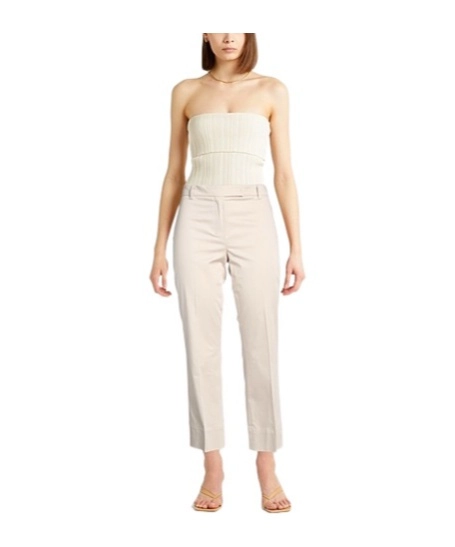 Max Mara Stretch Straight-leg Poplin Trousers