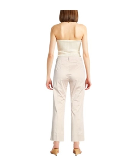 Max Mara Stretch Straight-leg Poplin Trousers