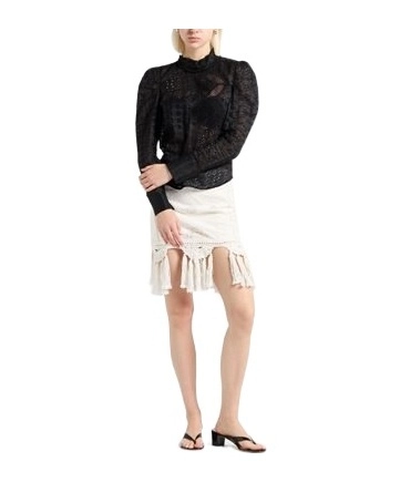 Isabel Marant Étoile Long Sleeve Broderie Anglaise Blouse