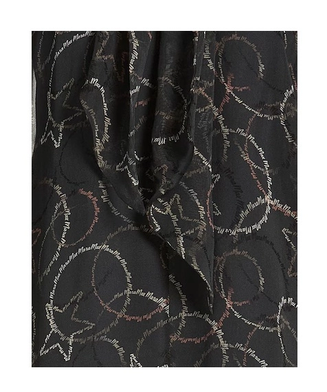 Max Mara Long Sleeve Printed Blouse With Pussy Bow